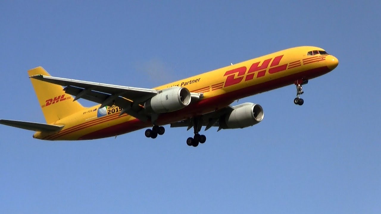 DHL (TCA) Boeing 757-200 Landing Auckland Airport - YouTube