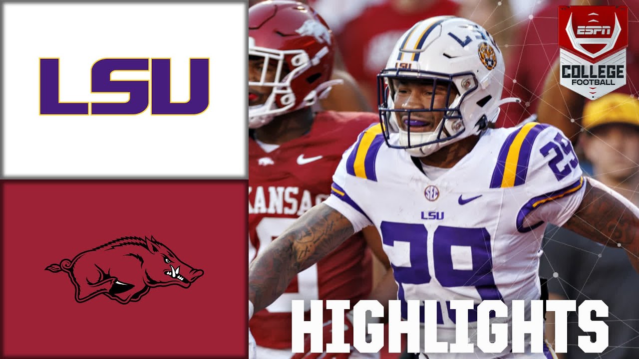 Lsu Tigers Vs Arkansas Razorbacks Full Game Highlights Espn