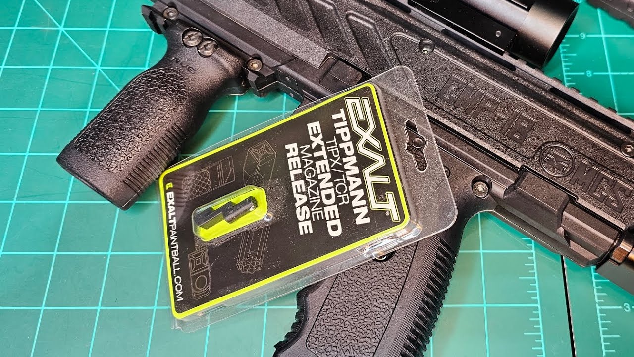 Installing The Extended Mag Release On The TiPX - YouTube