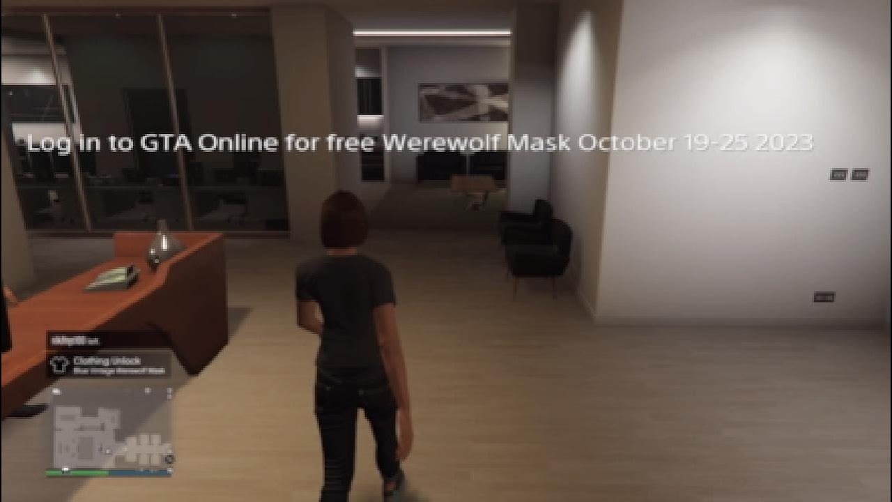 Log in to GTA Online for free Werewolf Mask October 19-25 2023 - YouTube