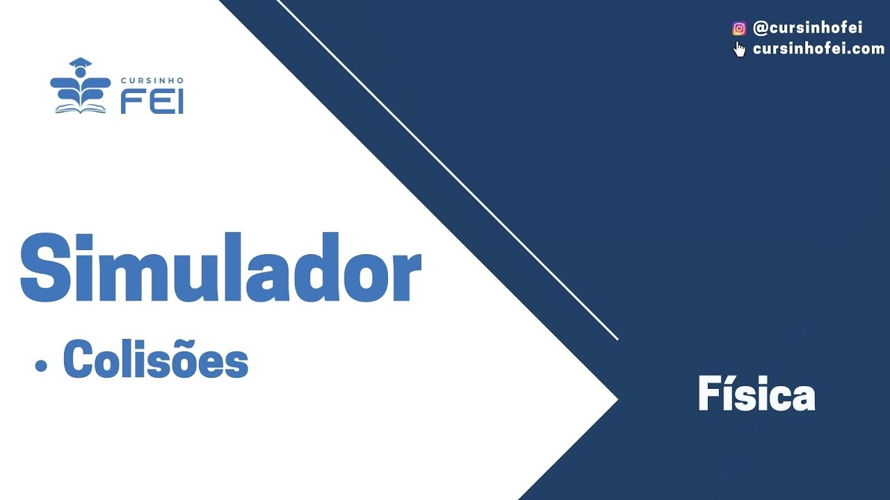 Colisões - Simulador - YouTube