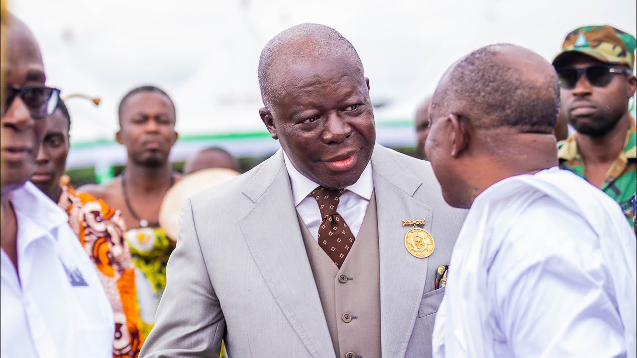 Asante Hene Otumfuo Osei Tutu II attends the 85th anniversary of Osei ...