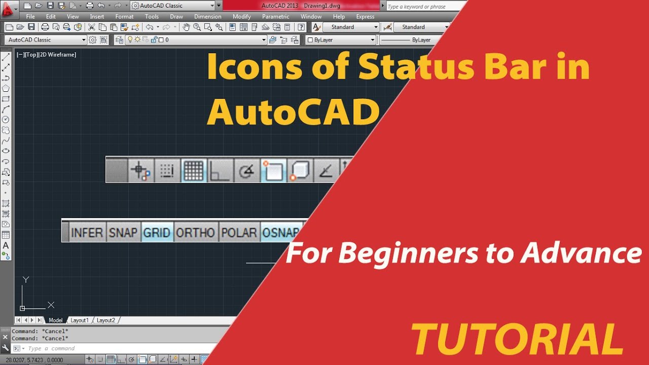 Icons Of Status Bar In AutoCAD TUTORIAL AutoCAD Ka Status Bar icons-of-status-bar-in-autocad-tutorial-autocad-ka-status-bar