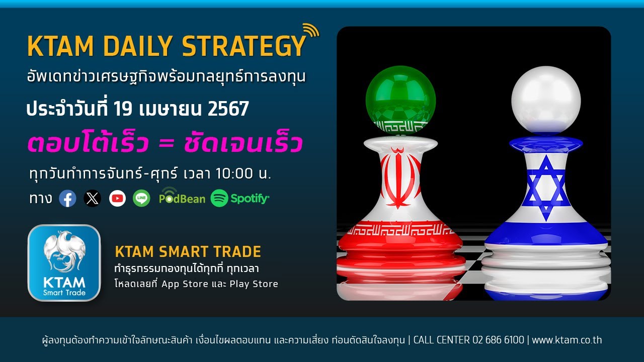 KTAM Daily Strategy 19 เม.ย. 2567 - YouTube