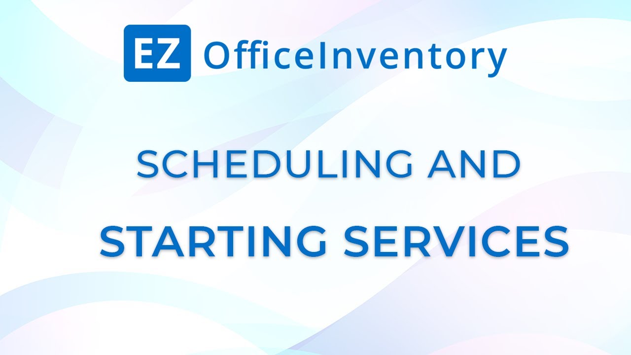 Scheduling and Starting Services - YouTube
