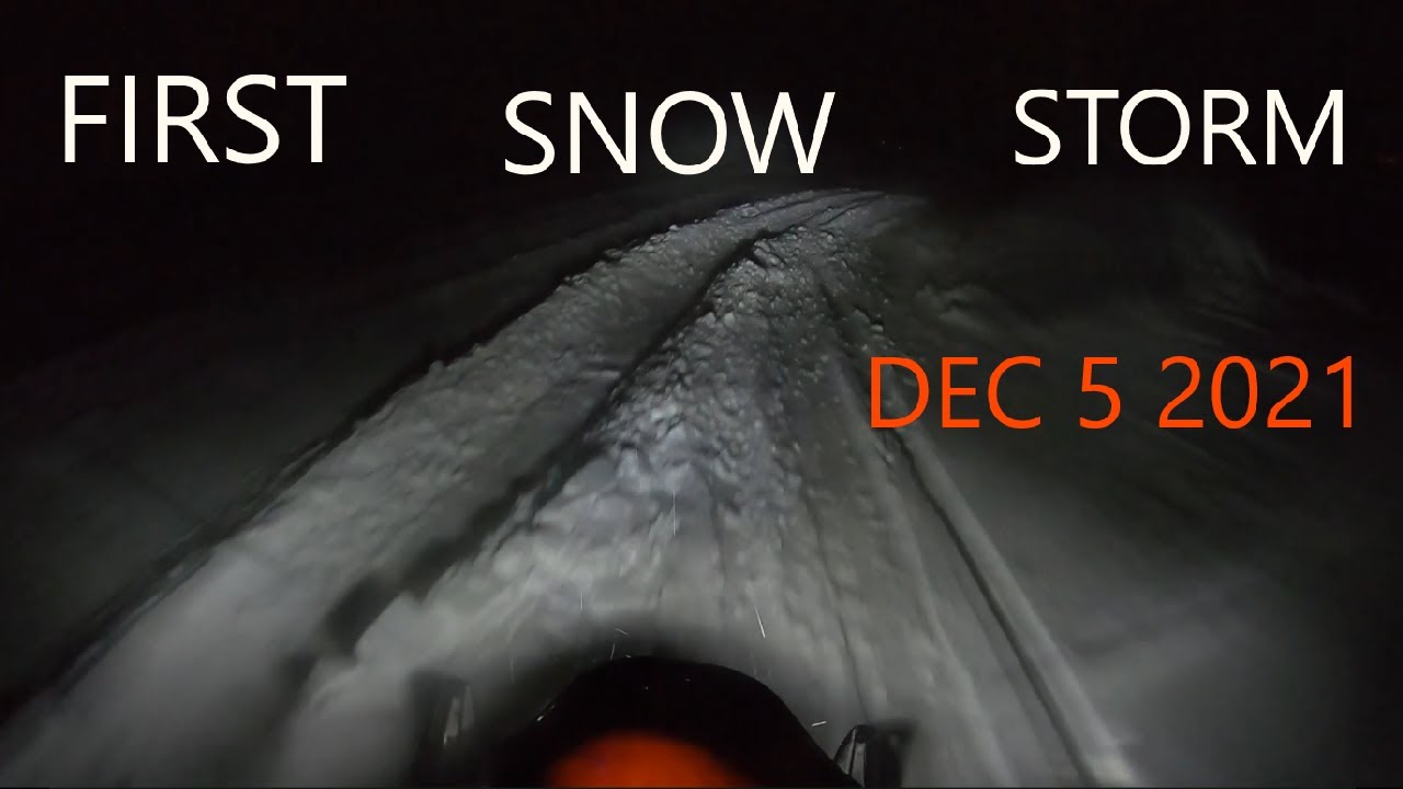 FIRST SNOW STORM - YouTube