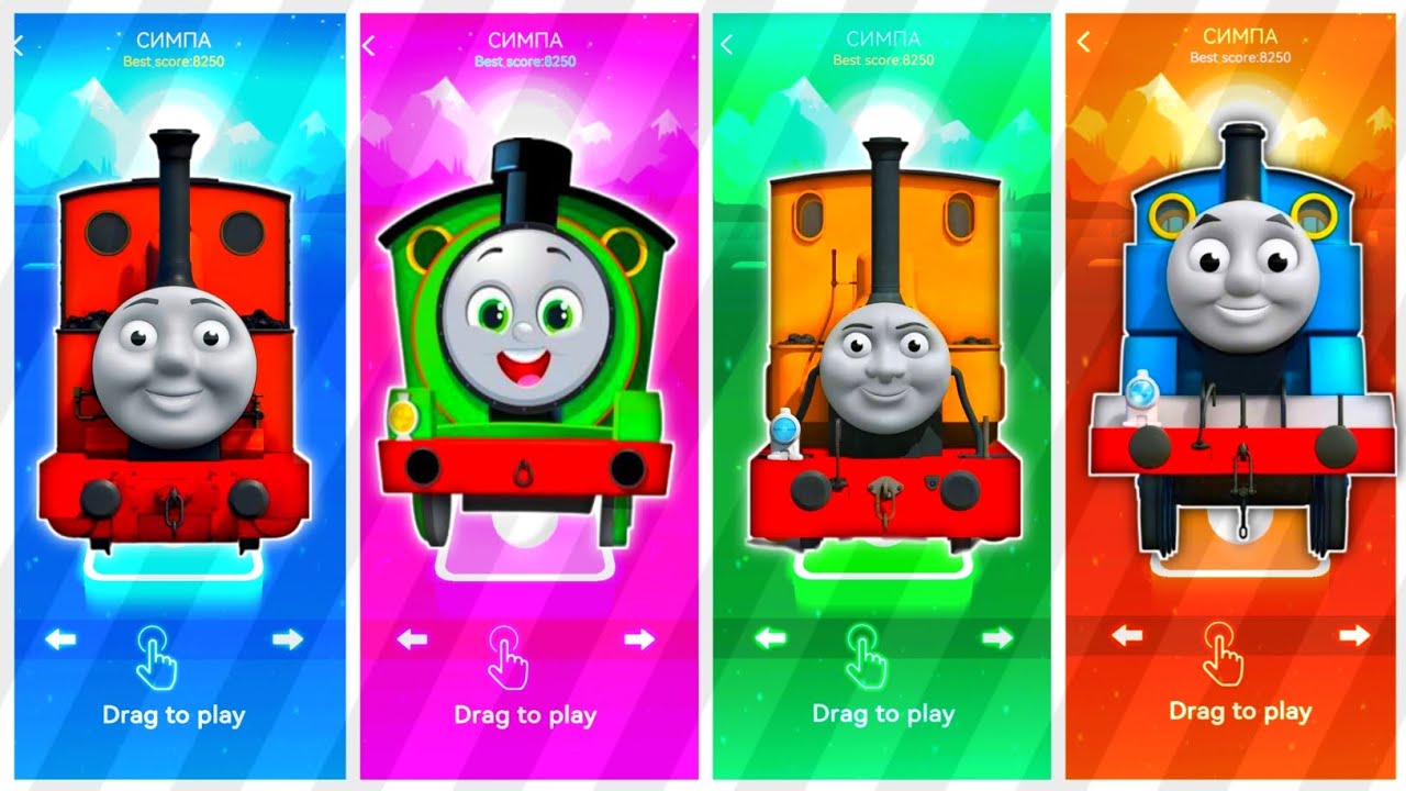 Thomas The Train - Tiles hop - Coffin Dance - YouTube