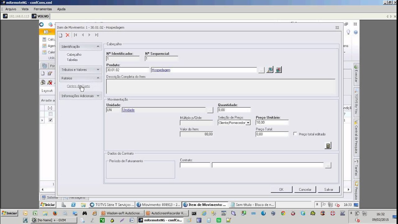 TOTVS RM - Formula Visual - TITMMOV - YouTube