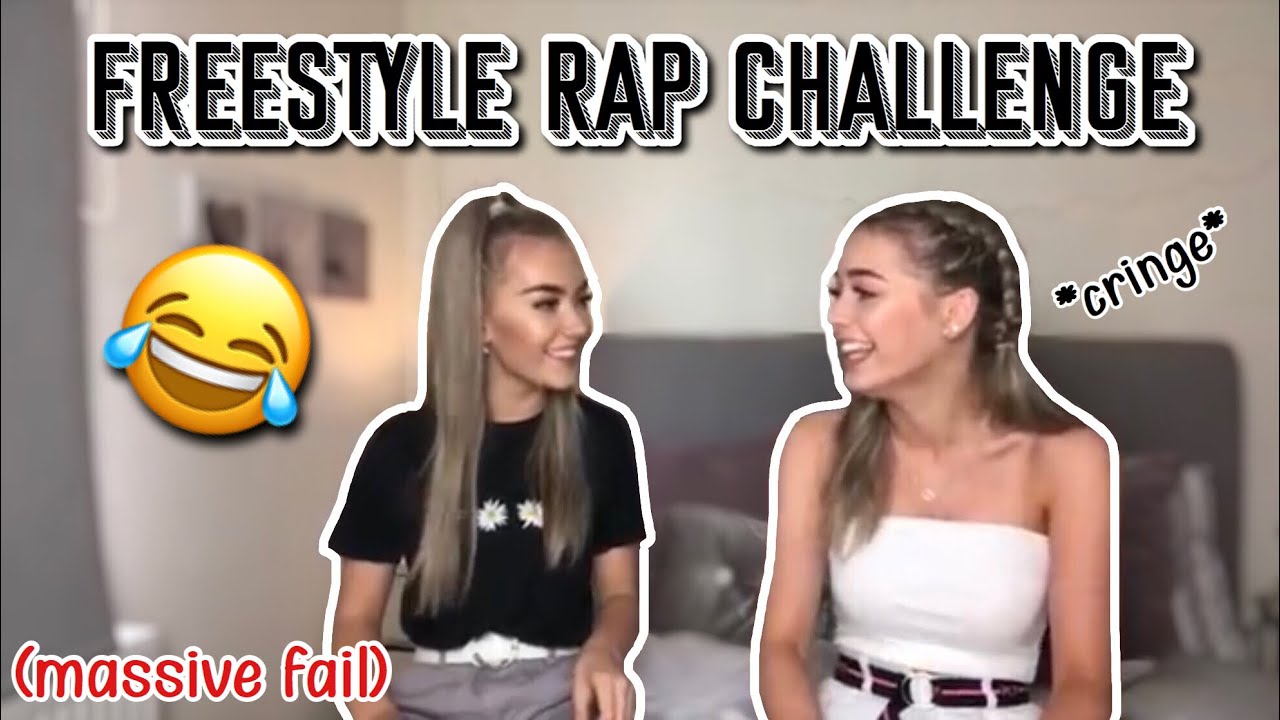 FREESTYLE RAP CHALLENGE! *HILARIOUS* | Em and Loz - YouTube