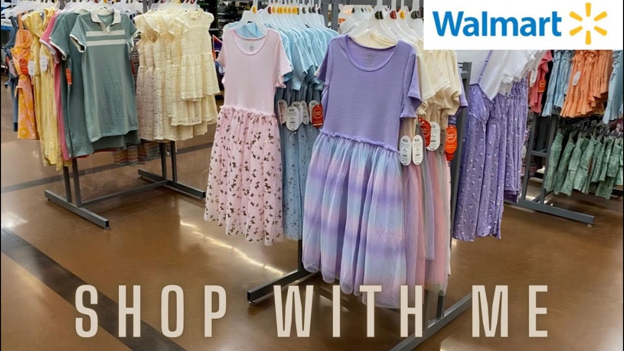 WALMART GIRLS CLOTHES SHOP WITH ME 🛍️ WALMART SHOP WITH ME 🛍️ WALMART ...