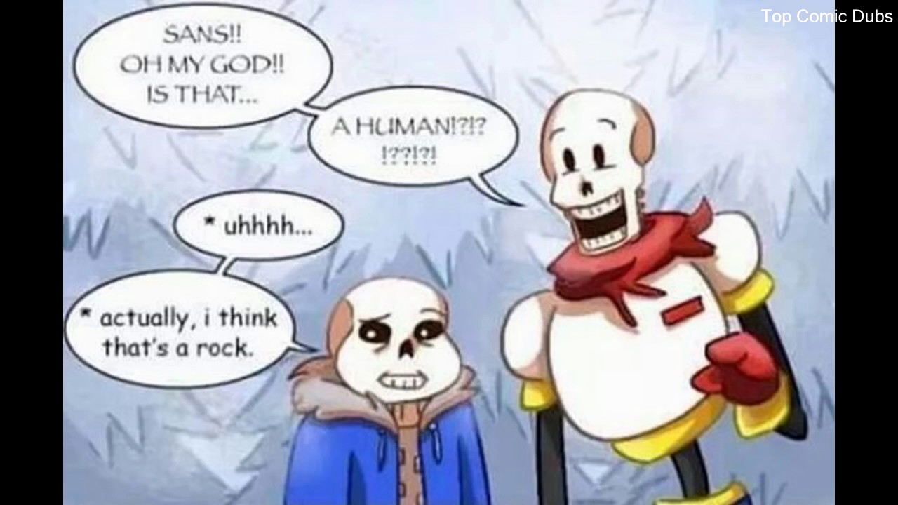 Top 5 PAPYRUS & SANS Undertale Comic Dubs - YouTube