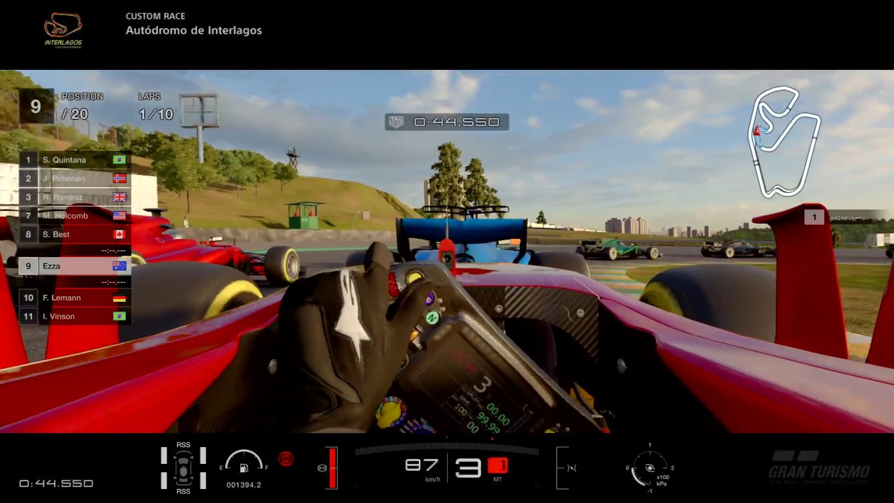 GT SPORT Mercedes F1 W08 @ Interlagos - cockpit cam - YouTube