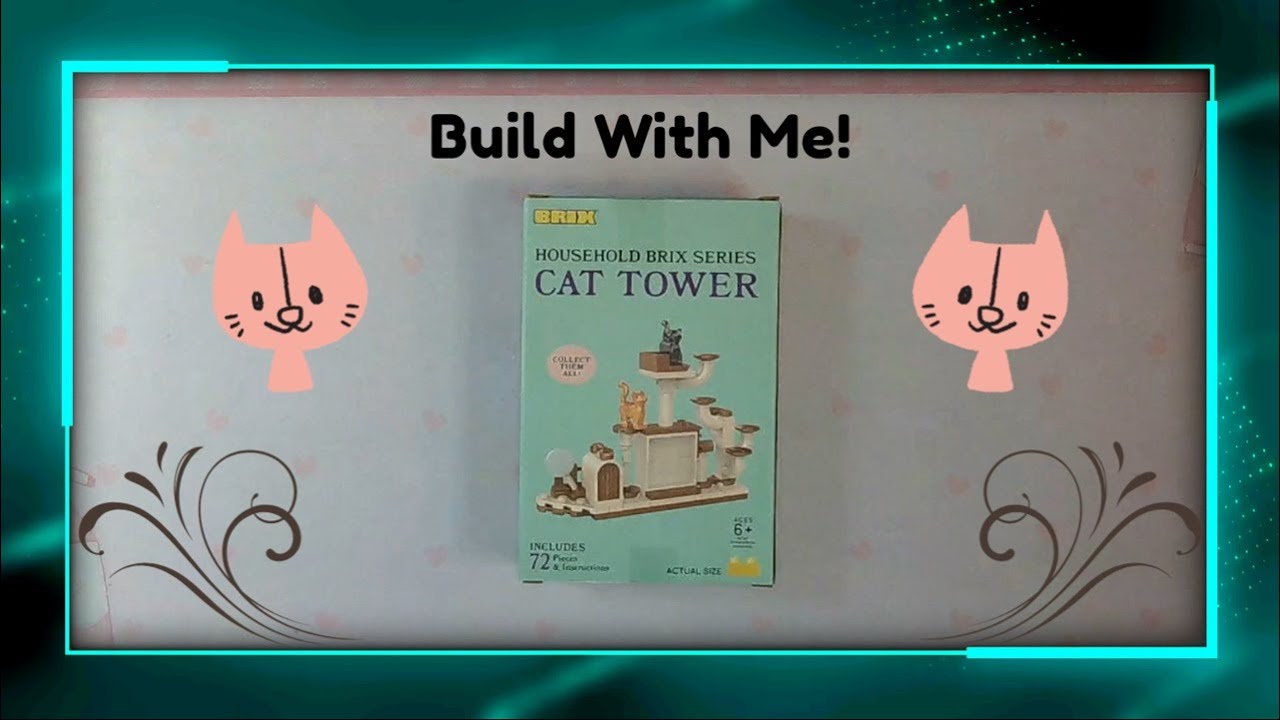 Build With Me! Household Brix Series - Brix - Cat Tower - With Music ...