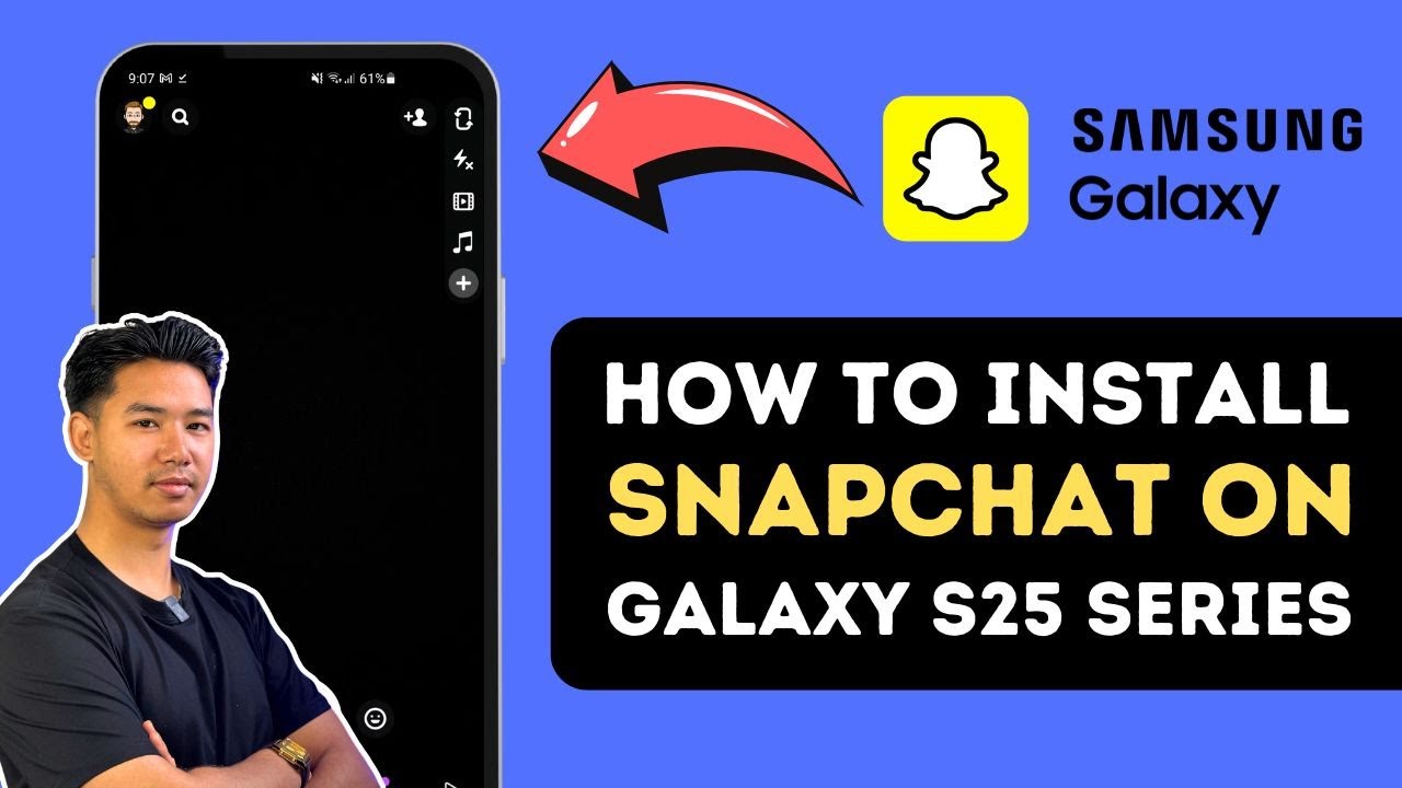 How To Install Snapchat On Samsung Galaxy S25/S25 Ultra - YouTube
