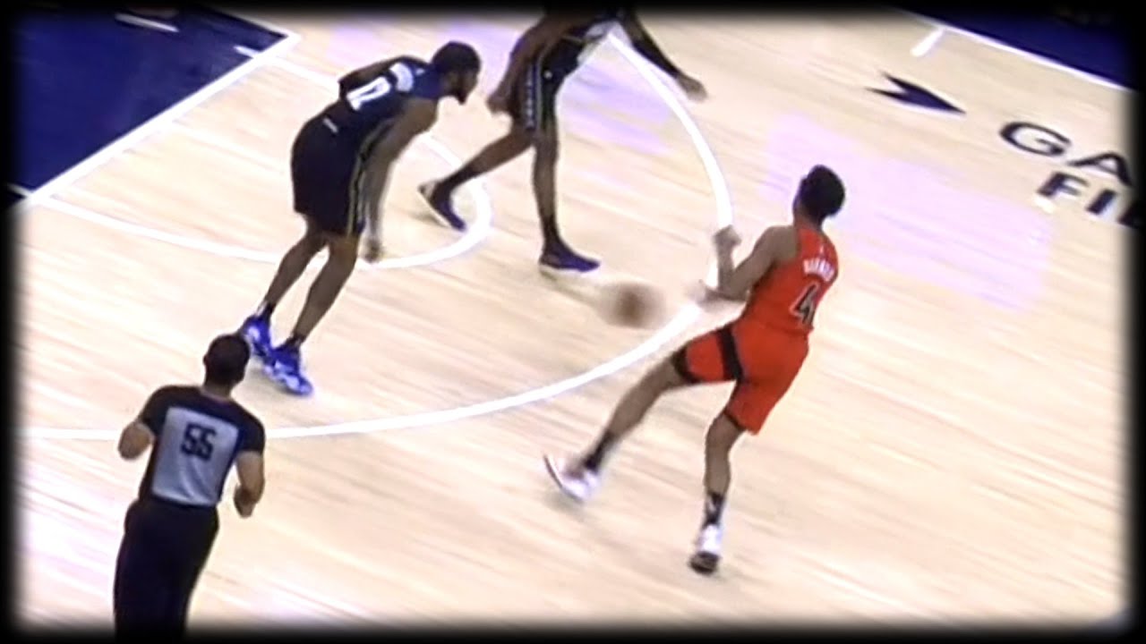 Scottie Barnes with the SICK Bounce Pass to Banton! - Raptors vs Pacers ...