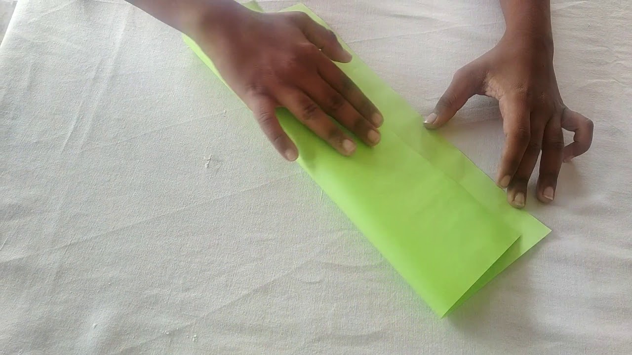 How to make Onam boat with paper in tamil - YouTube
