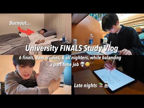 FINALS Study Vlog🧑🏻‍💻| 5AM Studies, and STRESS while balancing a TECH job
