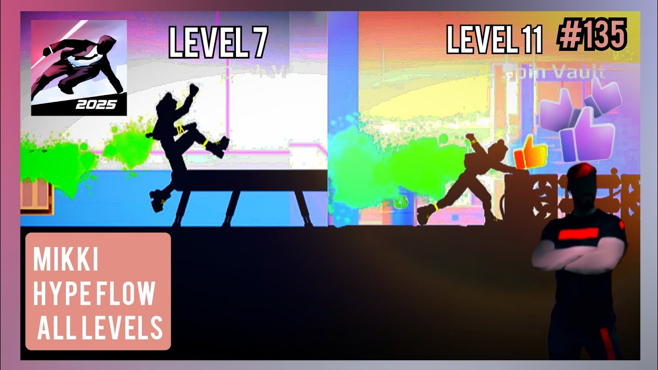 #135 MIKKI HYPE FLOW 7 - 11 ALL LEVELS (Level 12?) Vector 2.4.0 - YouTube
