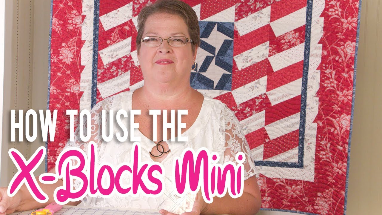 How to use the X-Blocks Mini Template | Fat Quarter Shop - YouTube