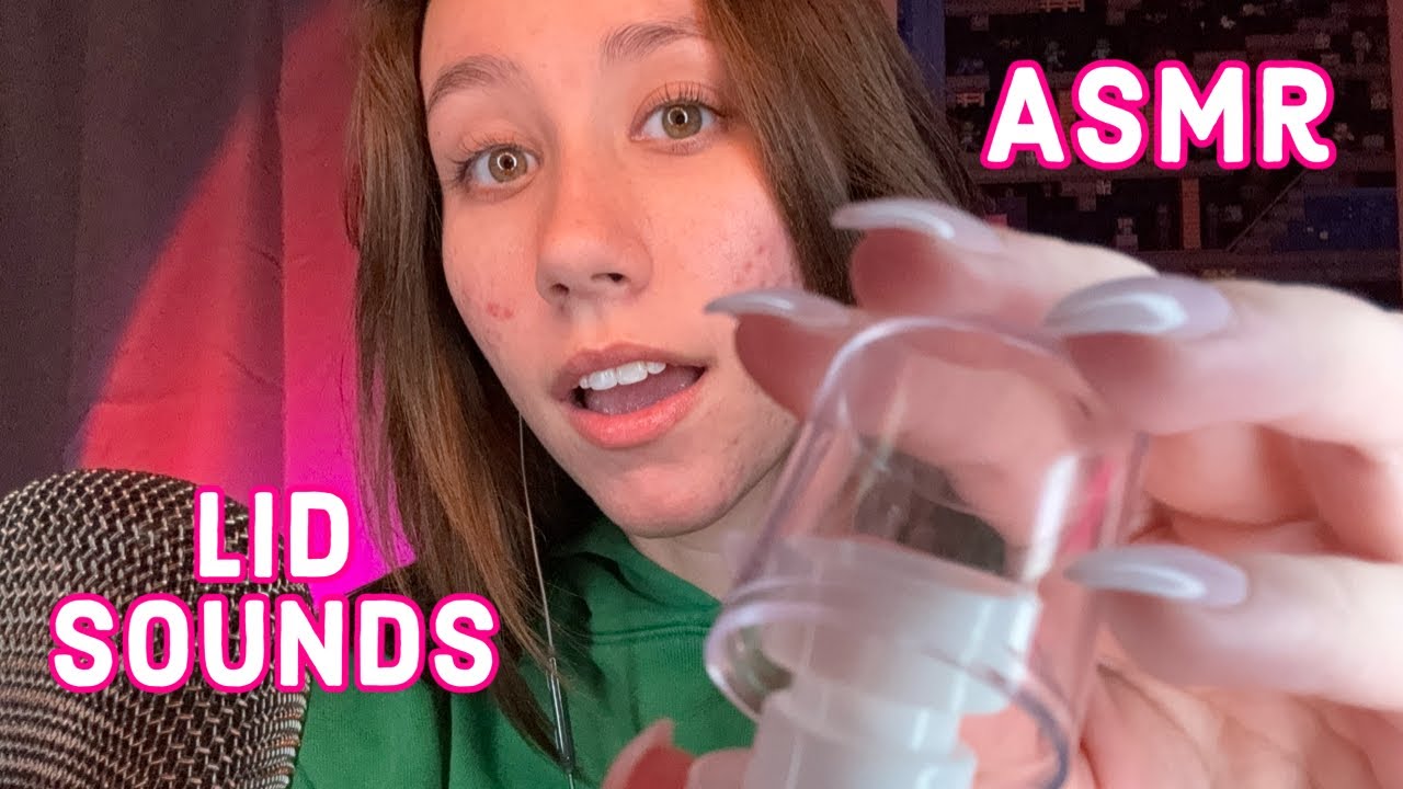 ASMR | chill lid sounds +mouth sounds +tapping - YouTube