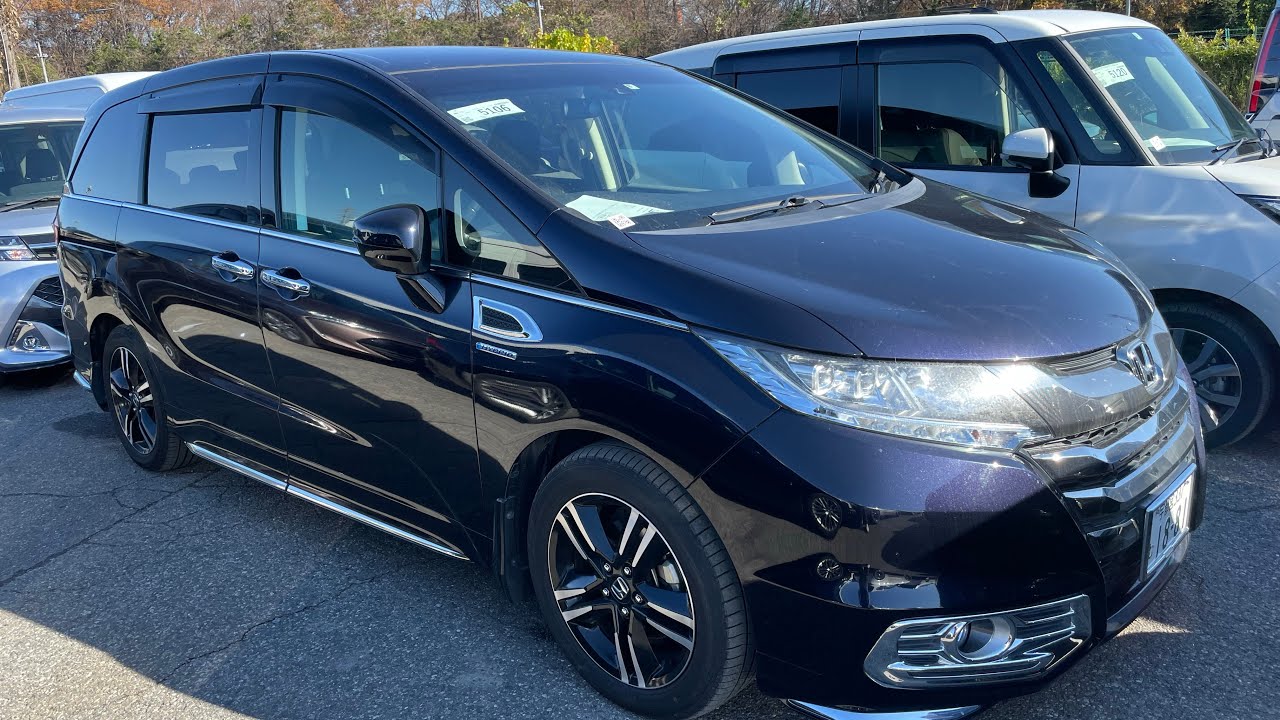 Honda Odyssey 2016 Black RC4 Hybrid | Automobiles World Japan - YouTube