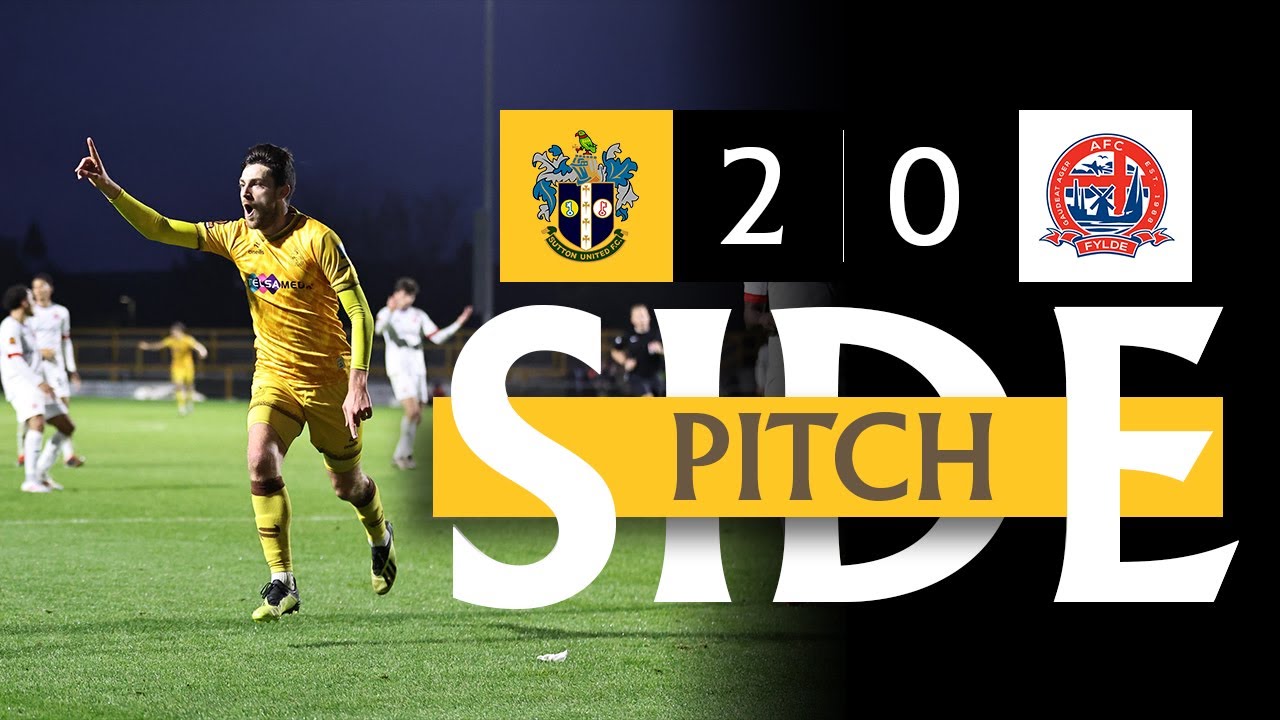 U’s Pitch Side View - AFC Fylde 30/11/24 VNL - YouTube