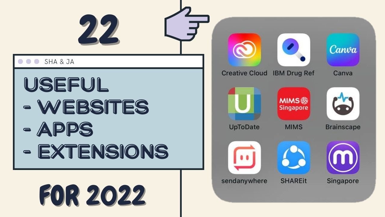 22 useful websites/extensions/apps for students in 2022! - YouTube
