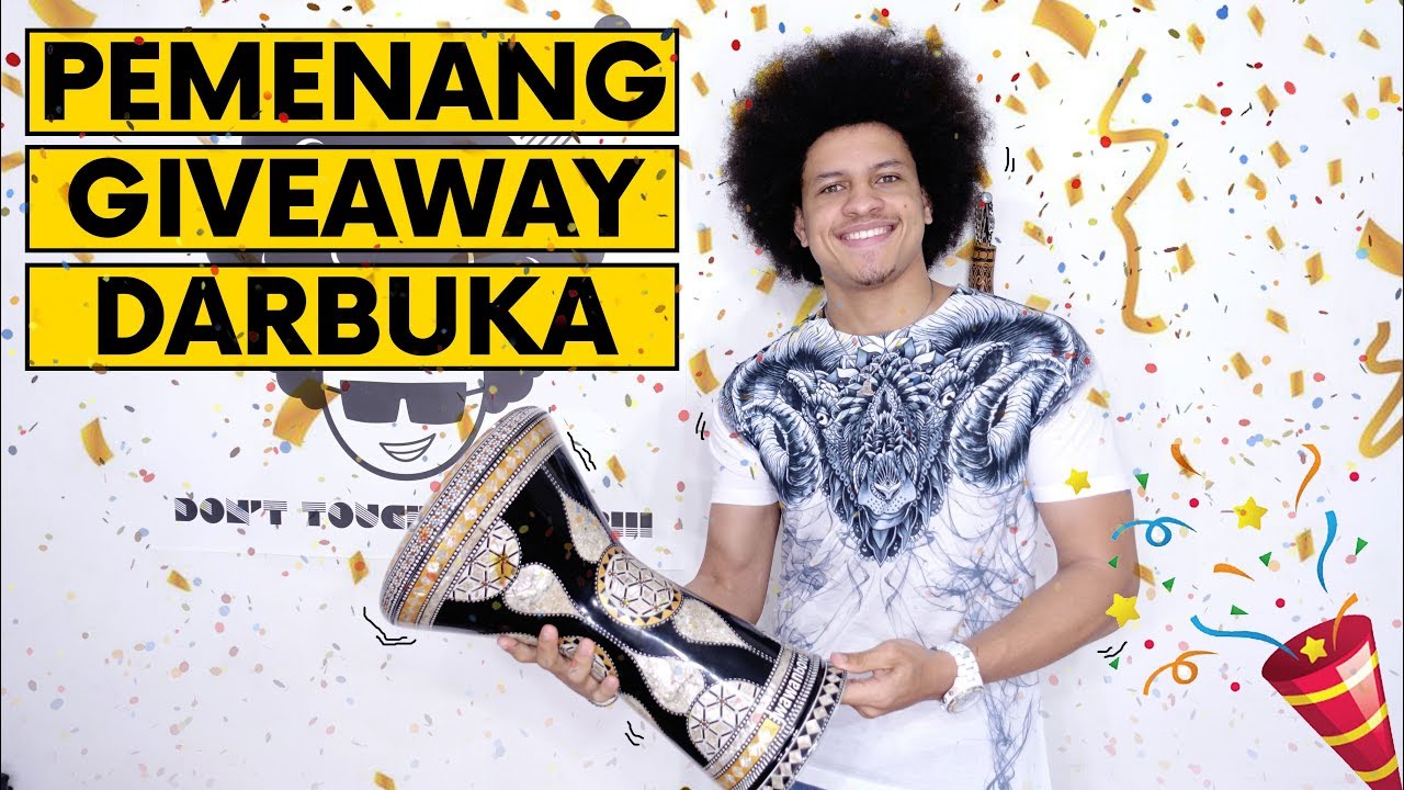 PEMENANG GIVEAWAY DARBUKA I ALI KRIBO - YouTube