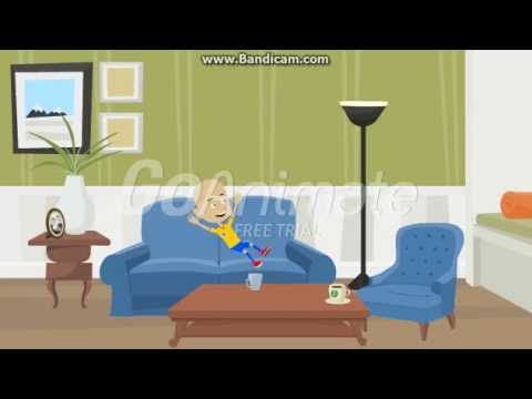 Caillou Jumps on the Couch and Gets Grounded (Businees Friendly) - YouTube