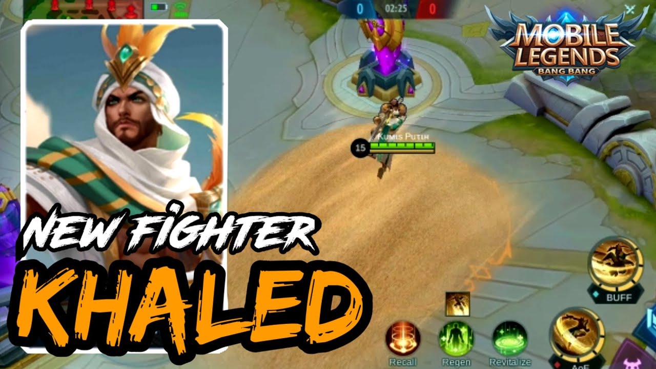 NEW HERO | KHALED | Fighter | Mobile Legends - YouTube