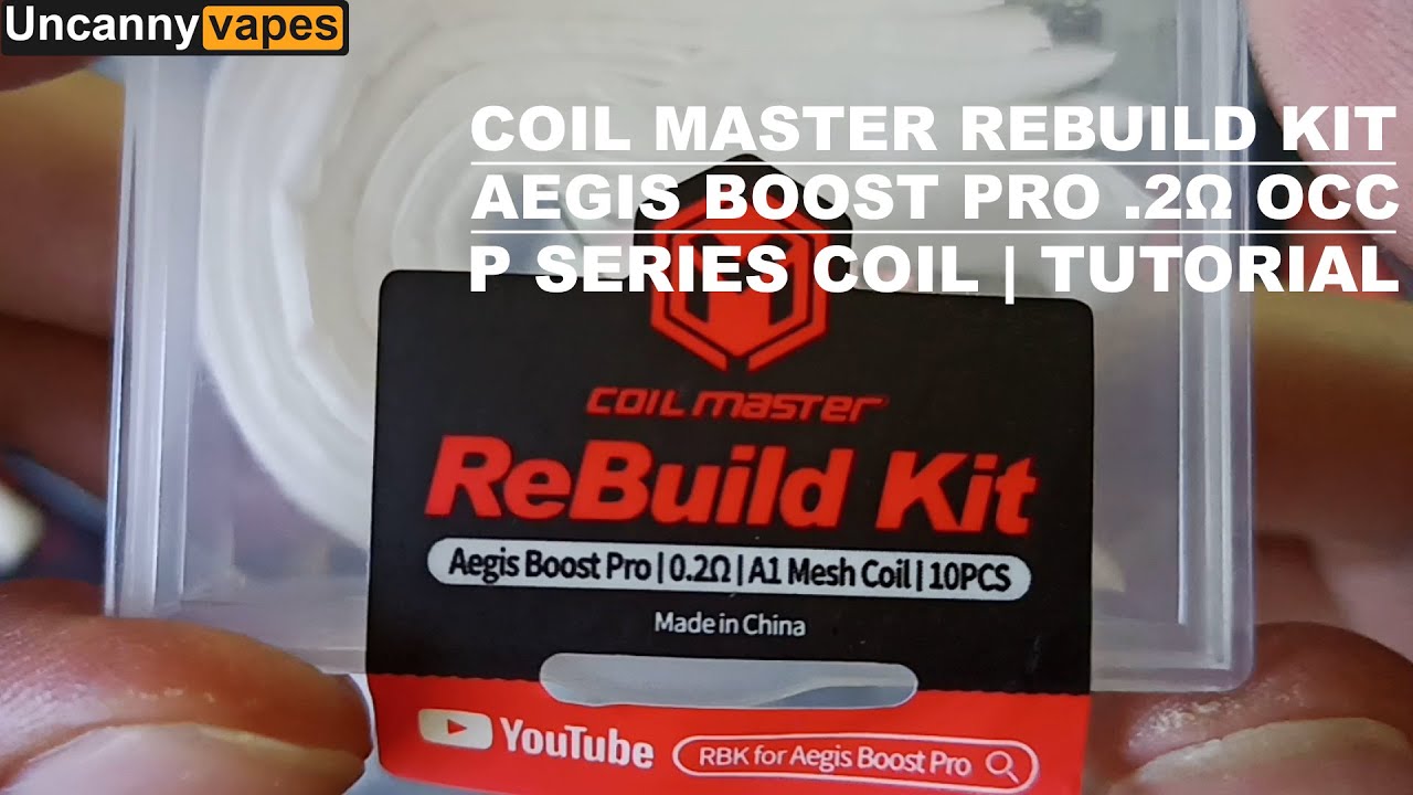How to rebuild Aegis Boost PRO .2Ω OCC for Aegis Boost Pro/XP77/Obelisk ...