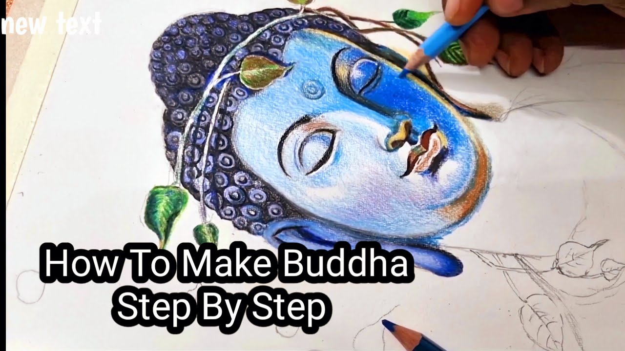 How To Make Budda Drawing Step By Step ️🧘‍♂️/#viral #trending #drawing ...