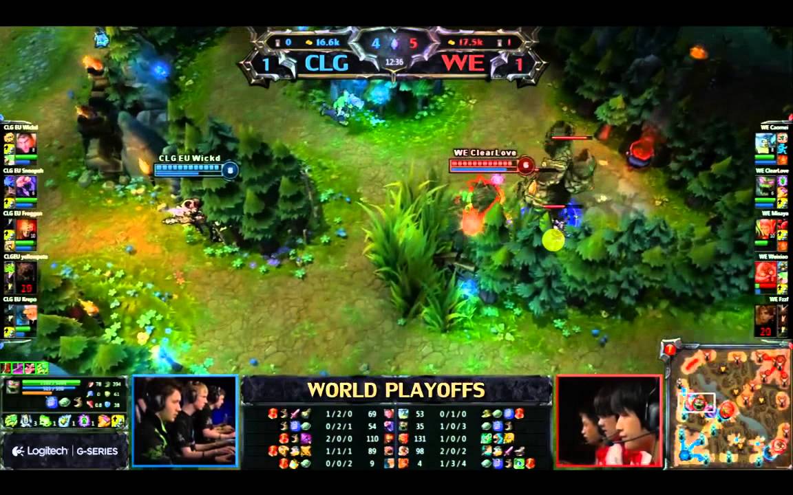 WE vs CLG.EU game 3. Season 2 1/4 Finals. - YouTube