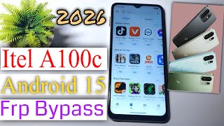 Itel A100C A6611L Frp Bypass Android 15 Google Account Bypass 2026 ...