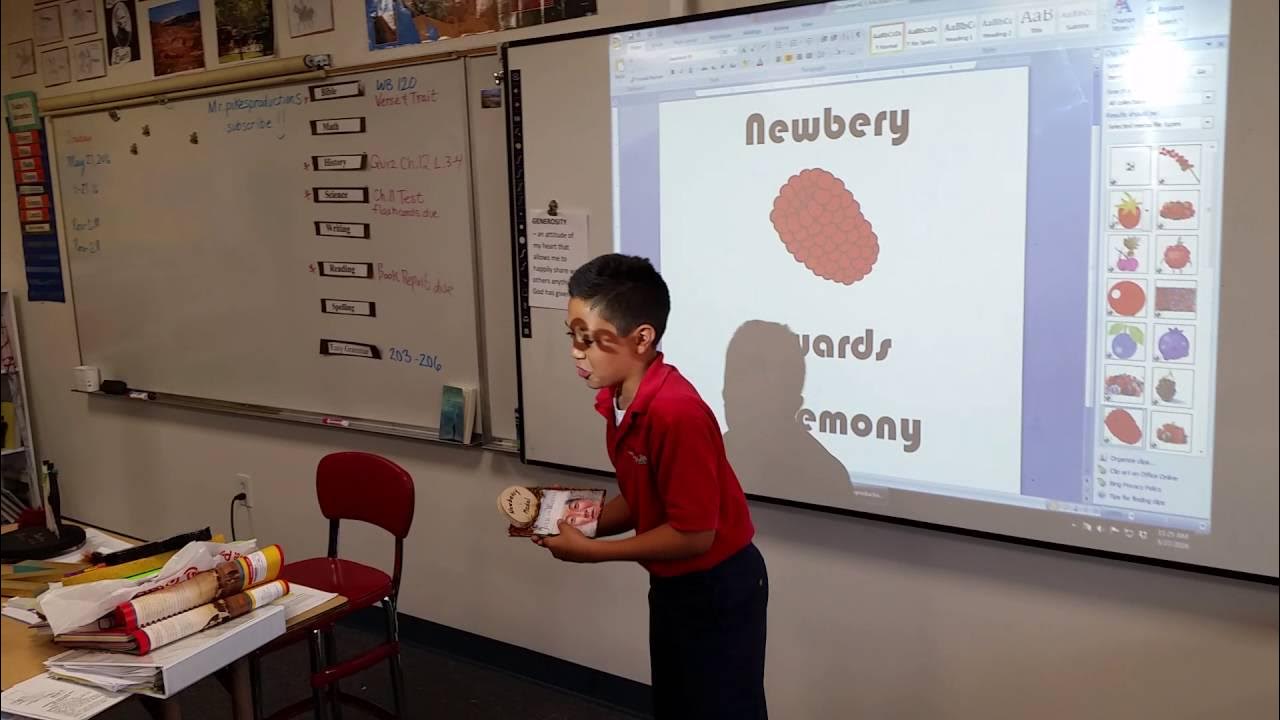 Newbery Award Book Report - YouTube