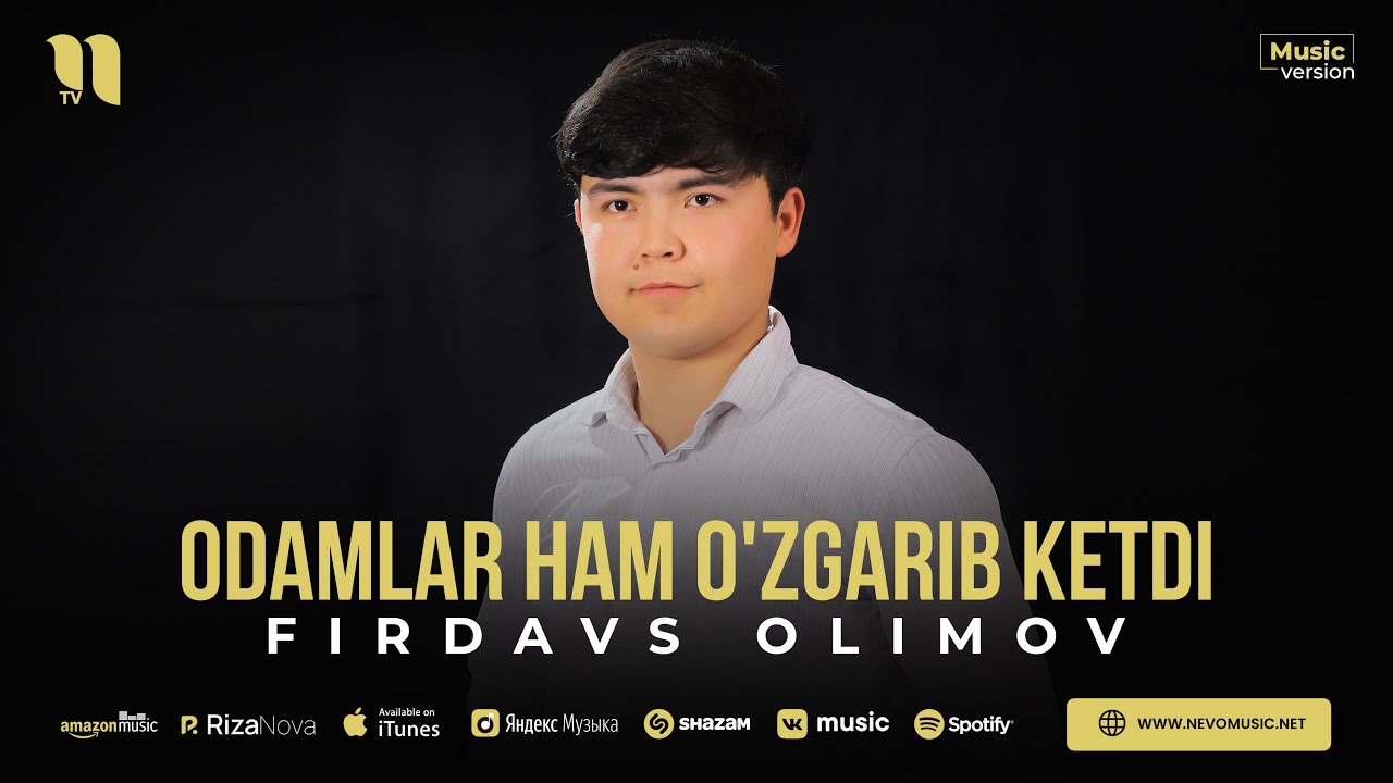 Firdavs Olimov - Odamlar ham o'zgarib ketdi (audio 2023) - YouTube