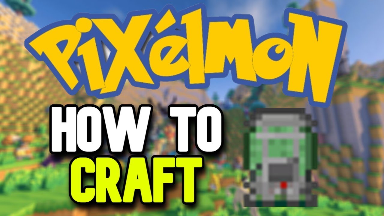 How to Make a Green Tank in Pixelmon - YouTube