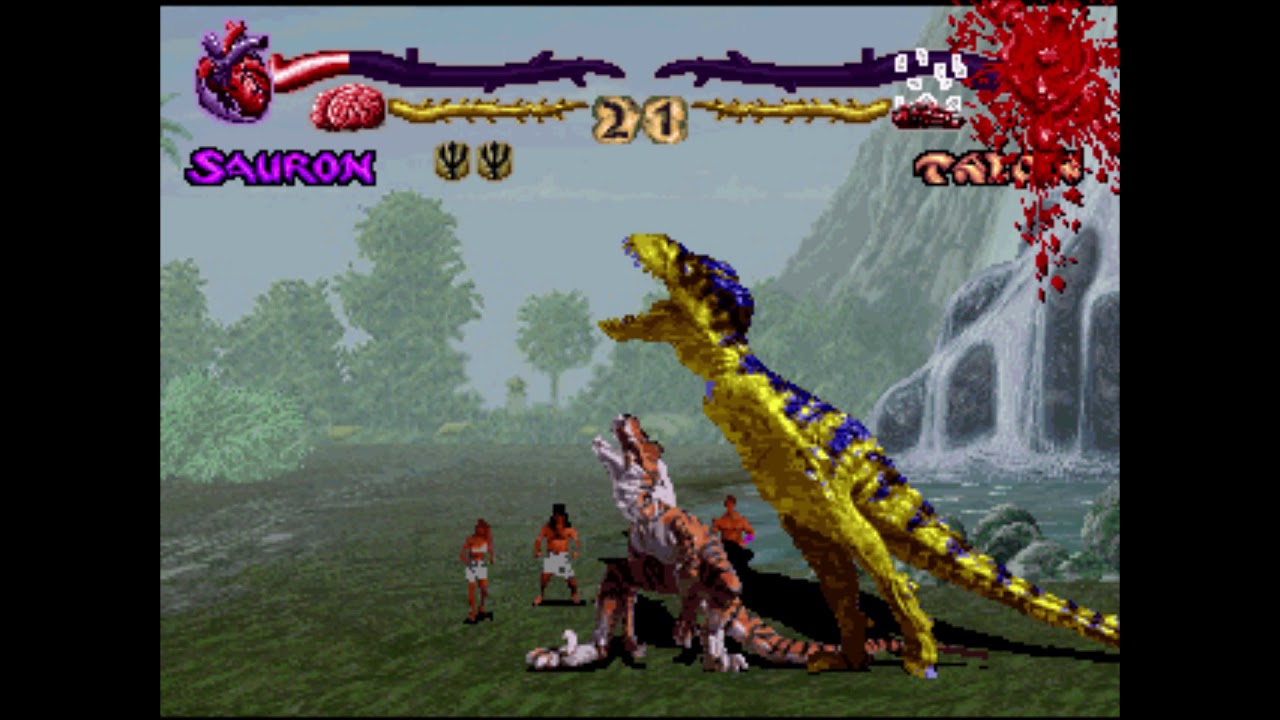 Primal Rage - Playstation - Arcade Mode Part 1 (No Commentary) - YouTube