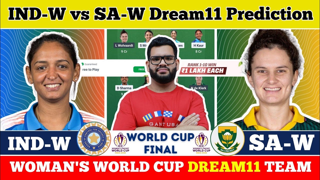 IND-W vs SA-W Dream11 Prediction|India Women vs South Africa Women ...