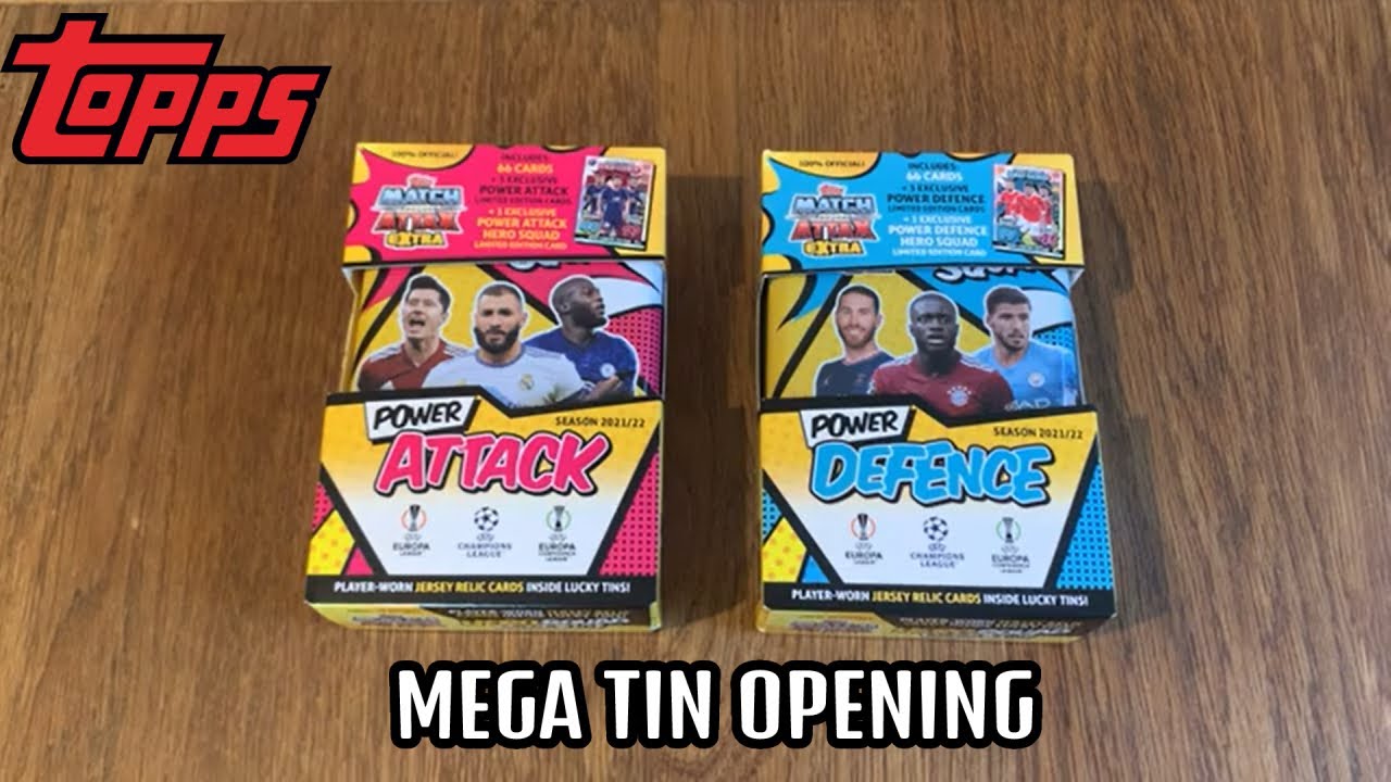 Match Attax Extra 2021/22 Double Mega Tin Opening | Exclusive Hero ...