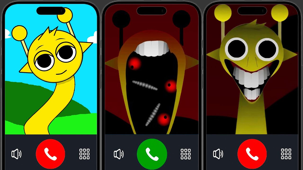 Incredibox Sprunki Talk on Phone With Everyone and Scaring Them! Be ...