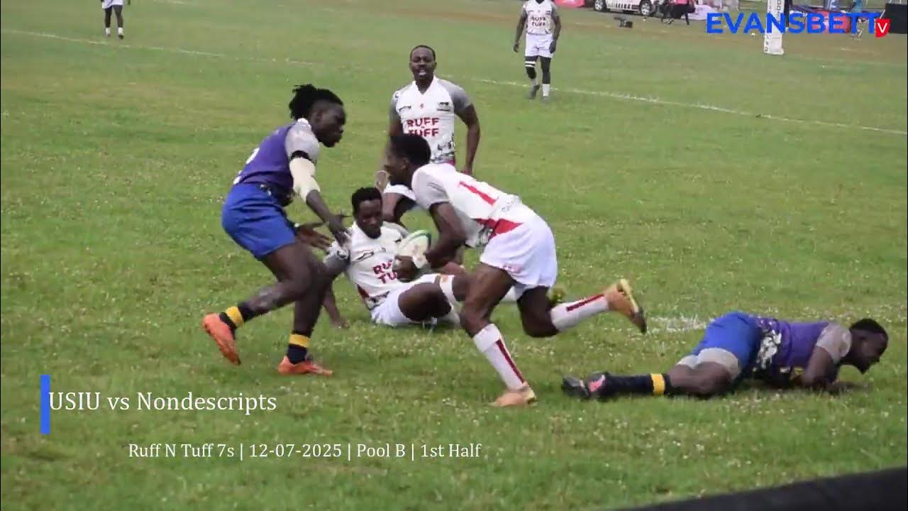 USIU vs Nondescripts Ruff N Tuff 7s 2025 Pool B - YouTube