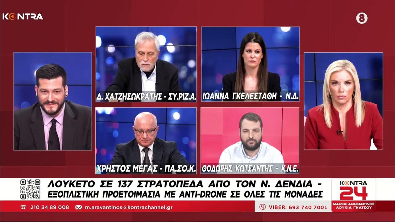 Kontra24: Ιωάννα Γκελαστάθη - Δημήτρης Χατζησωκράτης - Χρήστος Μέγας - Θοδωρής Κωτσαντής - YouTube