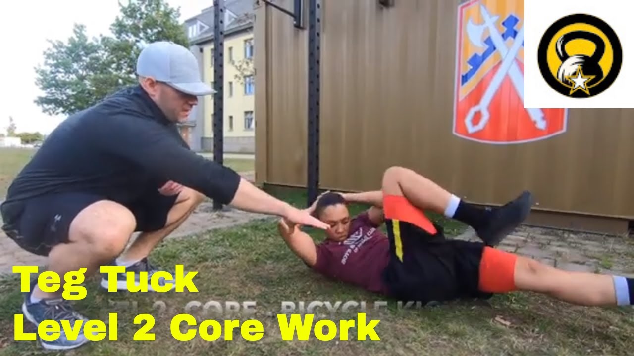 Leg Tuck Exercise - Bicycle Kicks - LEVEL 2 - YouTube