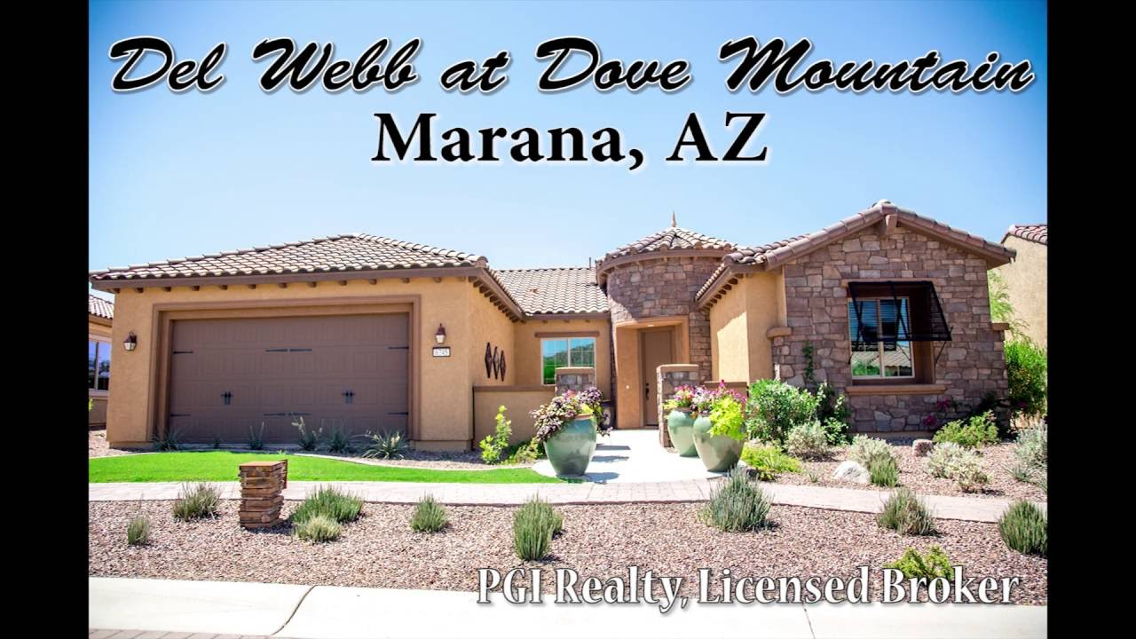 Del Webb at Dove Mountain AZ "The Serenity" - YouTube