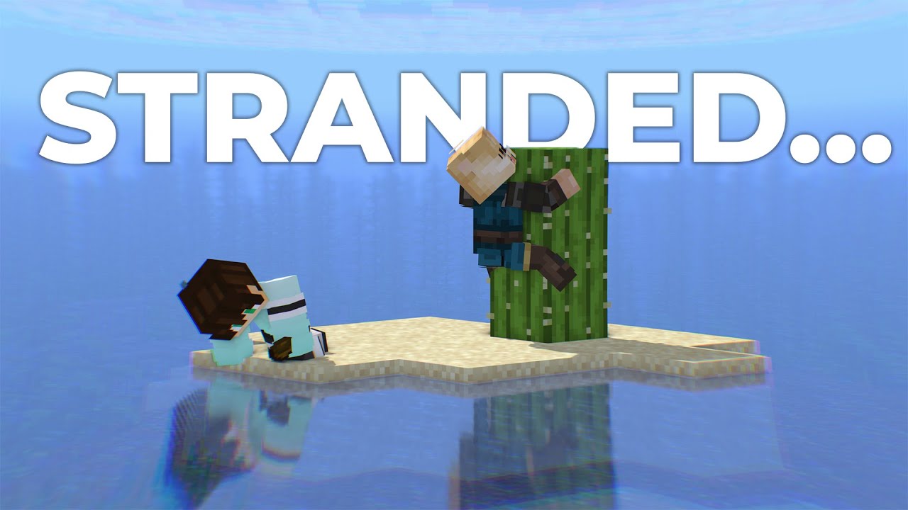 How We Survived Minecraft's Smallest Island with Horror Mods - YouTube