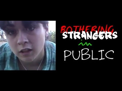 Bothering Strangers in Public! - YouTube