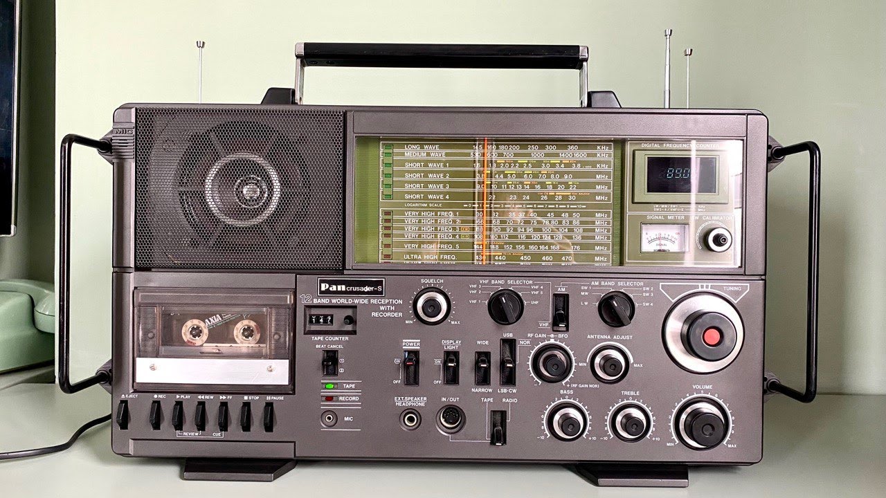 Tuyệt Phẩm Radio Cassette Pan Crusader-S Mới Như Vừa Xuất Xưởng ...
