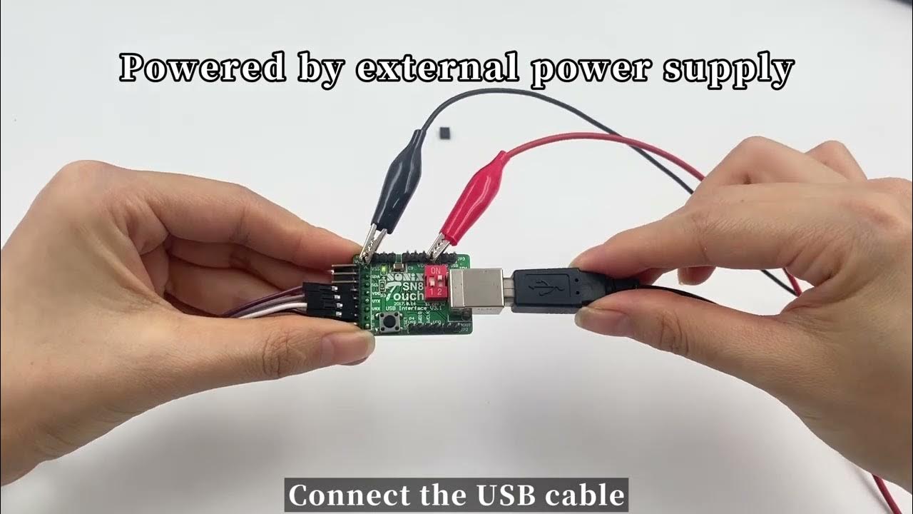 Touch MCU USB Interface English - YouTube