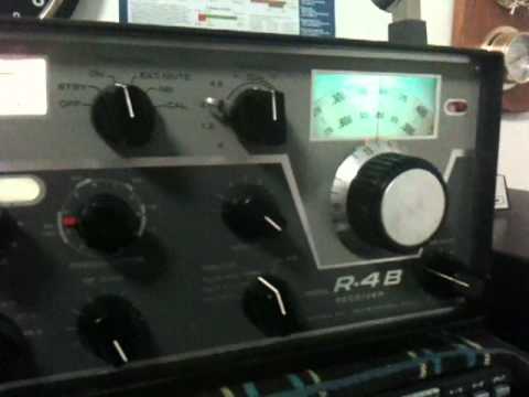 Drake R-4B H.F.Receiver - YouTube